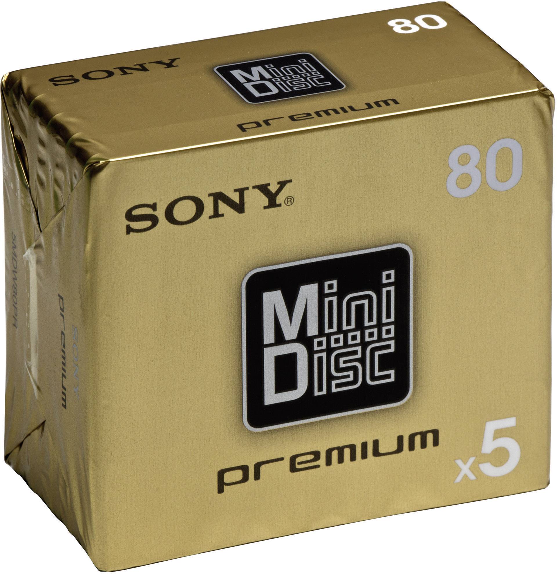 Sony Mini Disc 5-pack 5MDW80PR | Conrad.nl