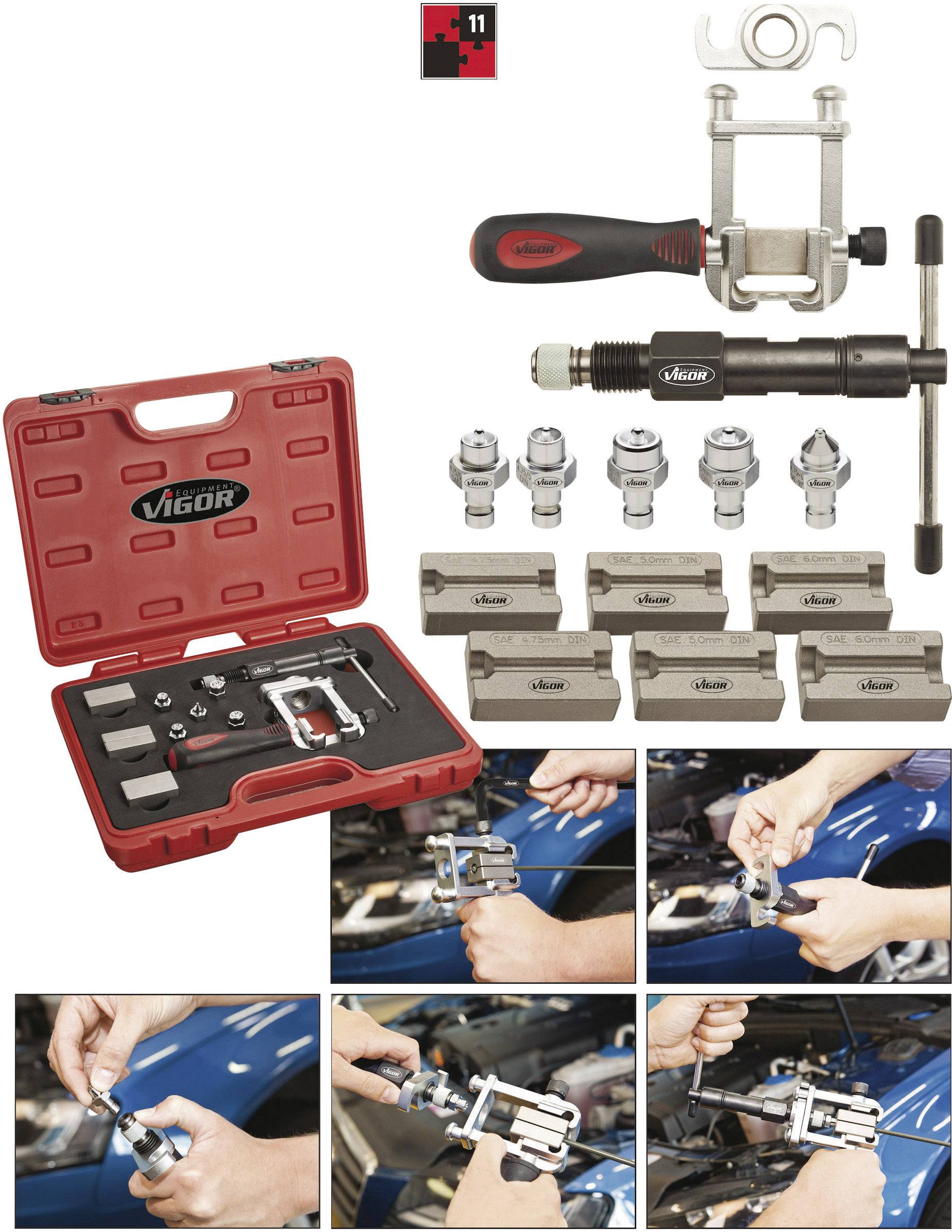 Vigor V1728 Remleiding affakkelen tool set 11tlg. kopen ? Conrad Electronic