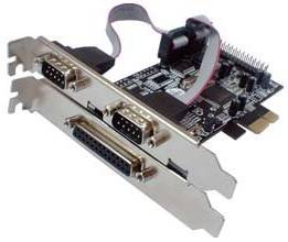 Longshine Technology Europe Serial & Parallel PCIe Card PCI Express ...