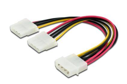 Digitus Computer, Schijf, Stroom Y-kabel [1x IDE-stroomstekker 4-polig ...