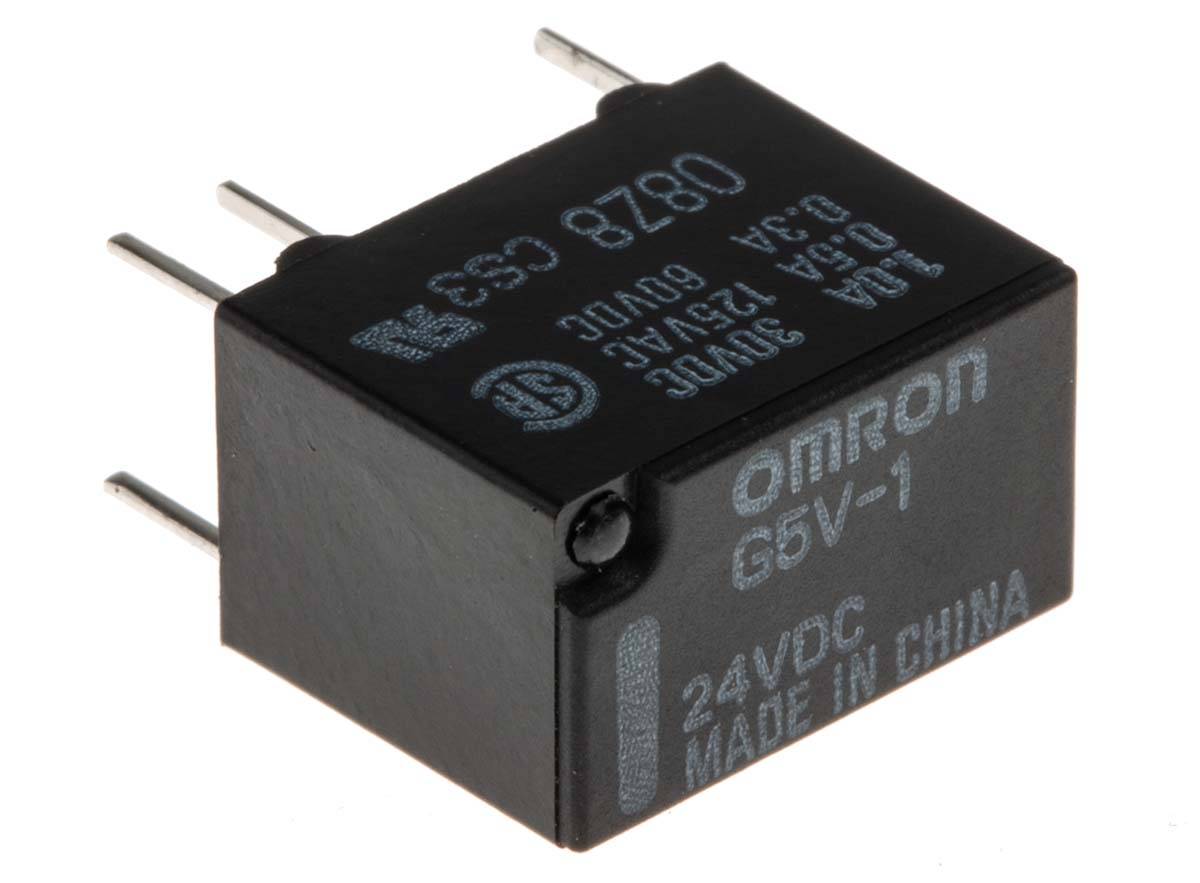 Omron G5V-1-DC24 Powerrelais 24 V/DC 1 A 1x wisselcontact 1 stuk(s) Bag ...