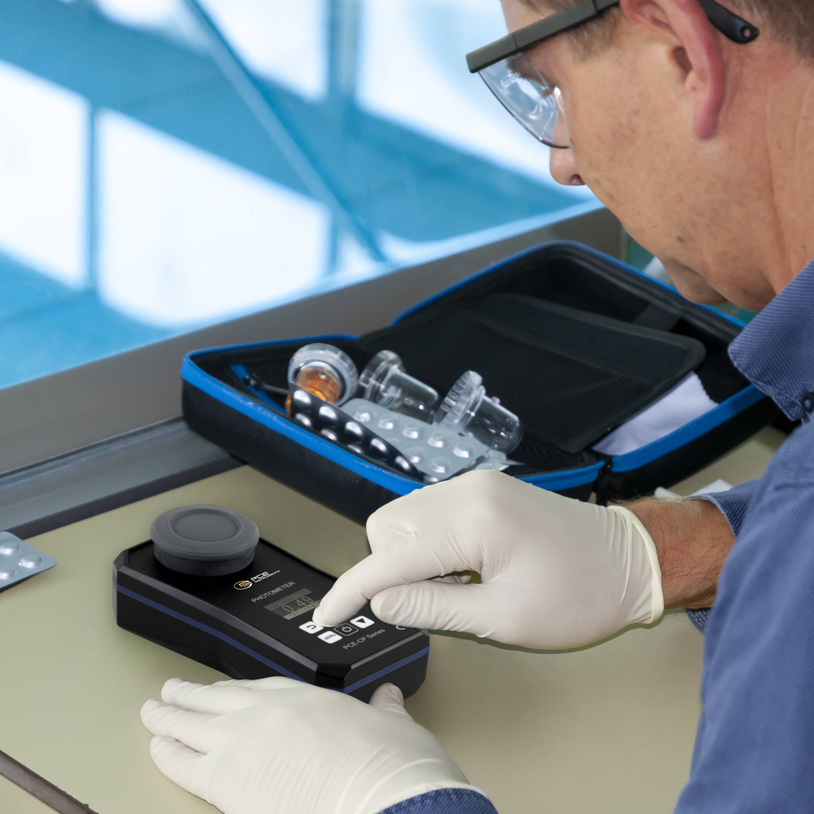 PCE Instruments Combimeter pH-waarde, Alkaliciteit, Calcium hardheid ...