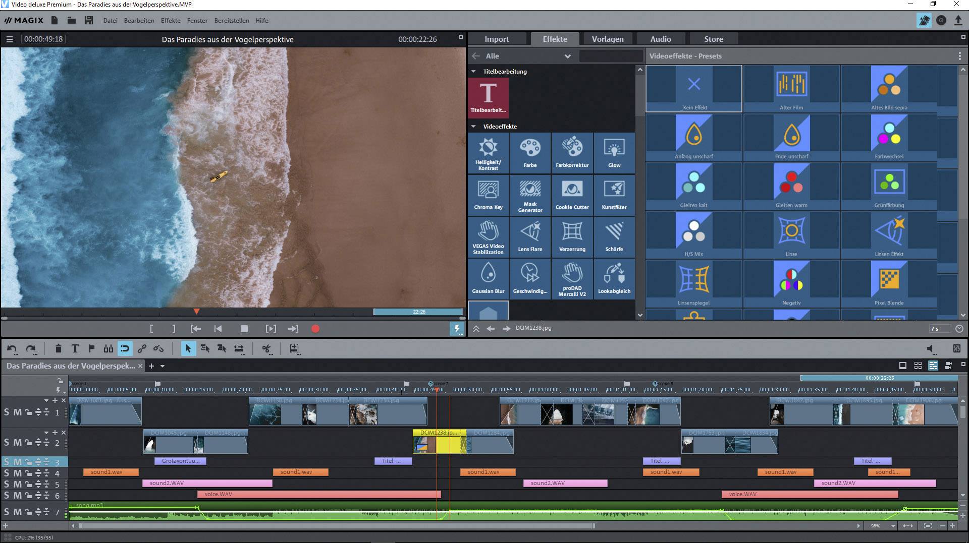 Magix Video deluxe Premium Pełna wersja, 1 licencja Windows Obróbka ...