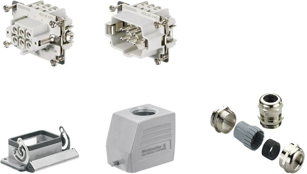 Weidmüller HDC-KIT HE 06.101 M Zestaw złączy męskich 1 szt. | Conrad ...