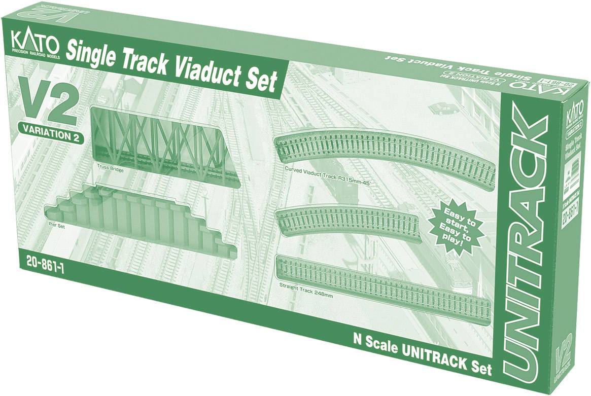 7078632 N Kato Unitrack Elementy uzupełniające - zestaw 1 zest ...