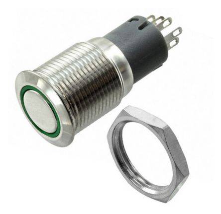 Bulgin MP0045/1D2GN012 Przełącznik wciskany, 1 szt. | Conrad Electronic