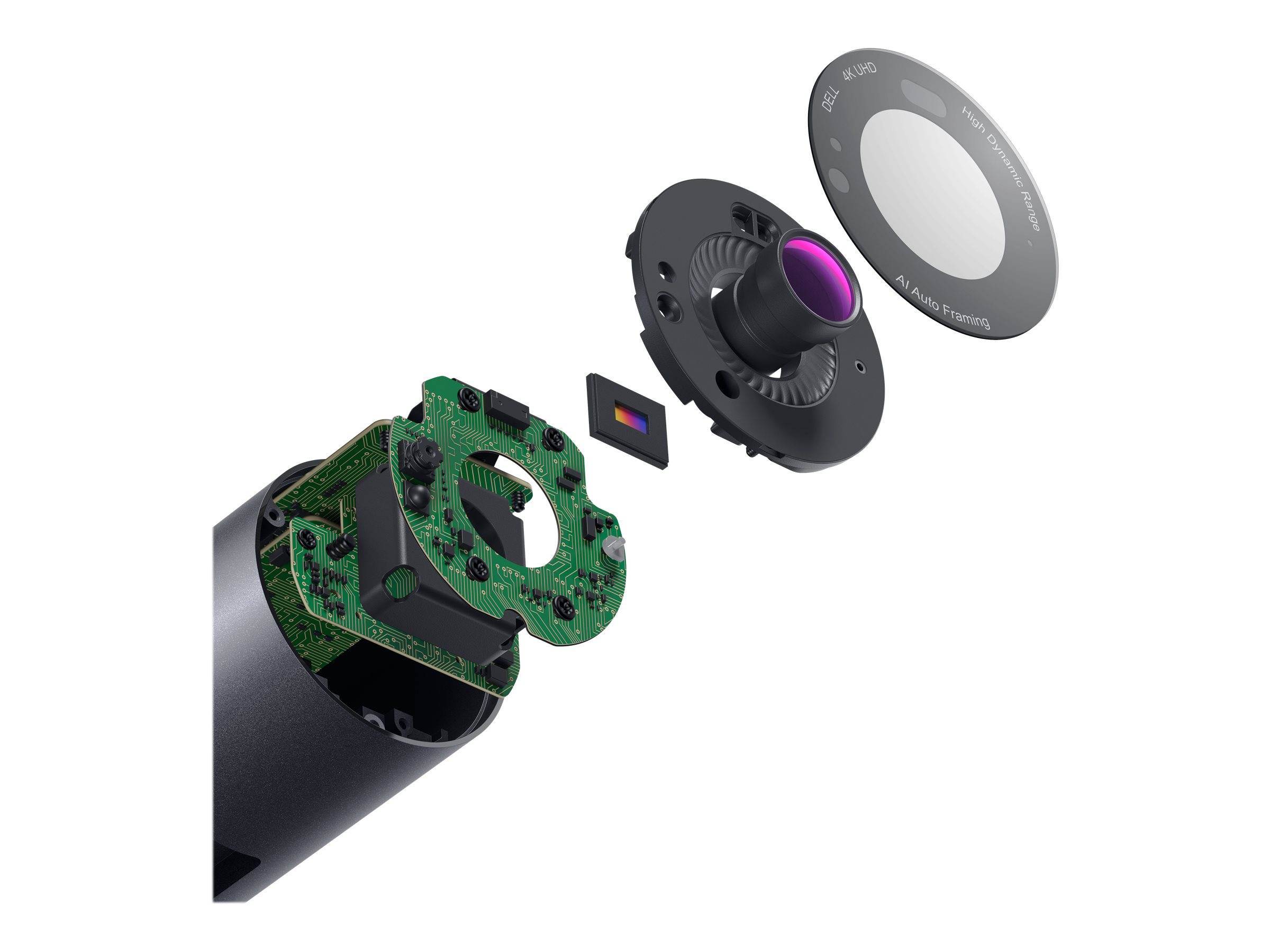 Dell WB7022-DEMEA Kamera internetowa FHD 3840 x 2160 Pixel uchwyt ...