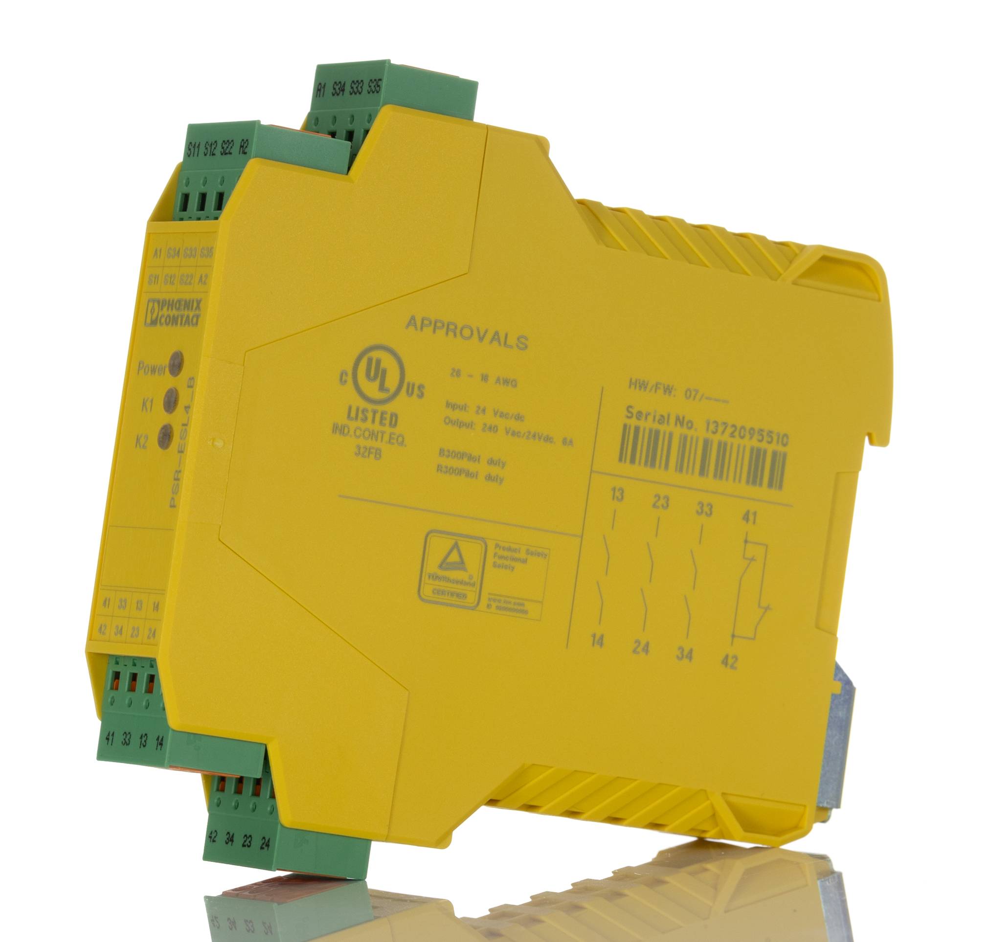 Przekaźnik bezpieczeństwa Phoenix Contact 2981062 24 V/DC, 24 V/AC 3 NO ...