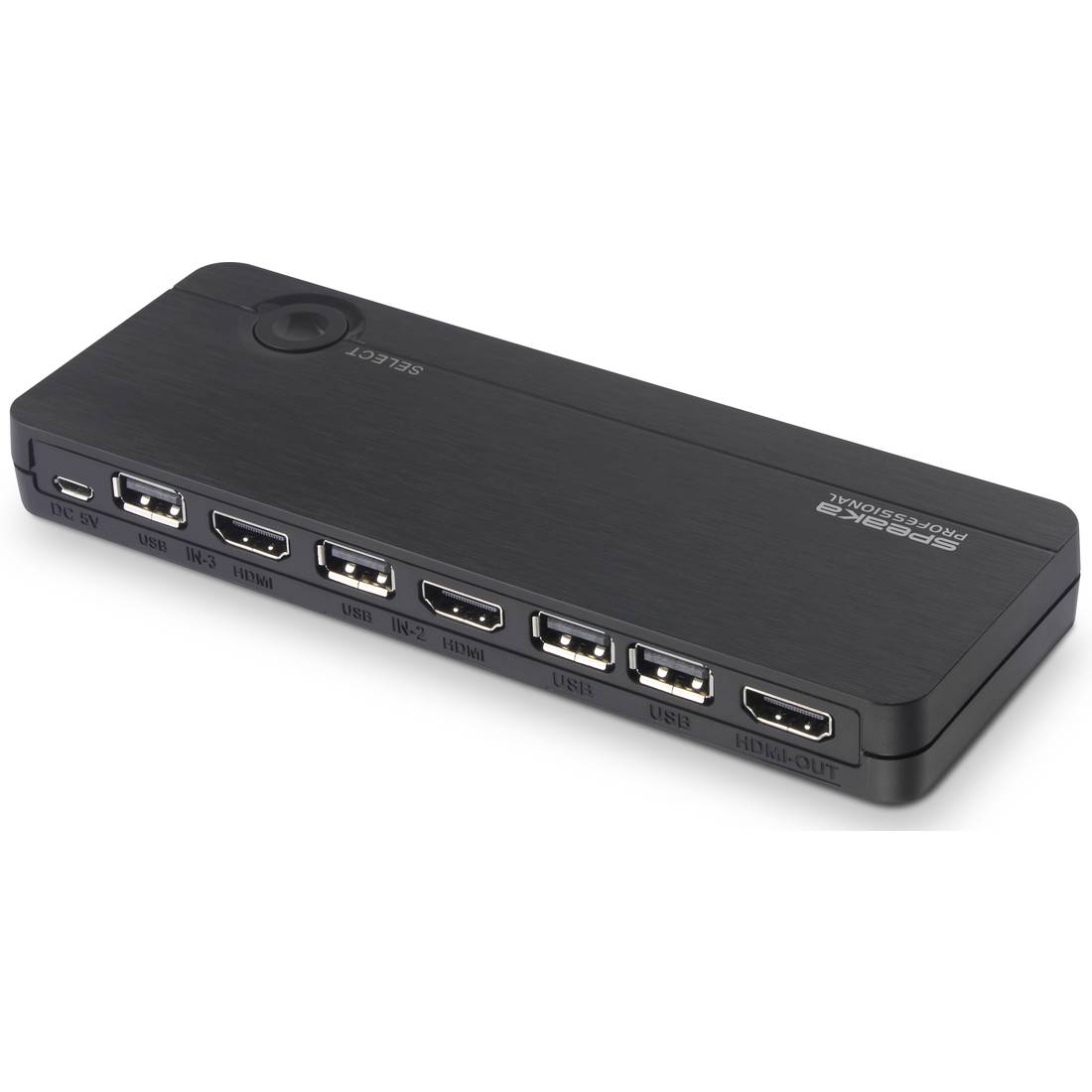 SpeaKa Professional SP-KVM-230 2+1 vrata KVM preklopnik HDMI 3840 x ... SpeaKa Professional SP-KVM-230 2+1 vrata KVM preklopnik HDMI 3840 x ...