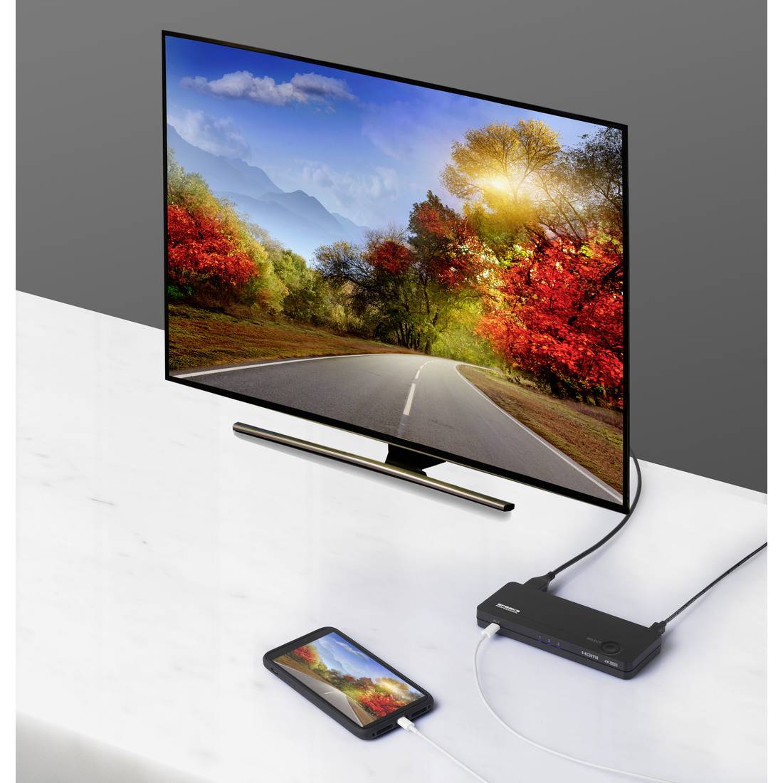 SpeaKa Professional SP-KVM-230 2+1 vrata KVM preklopnik HDMI 3840 x ... SpeaKa Professional SP-KVM-230 2+1 vrata KVM preklopnik HDMI 3840 x ...