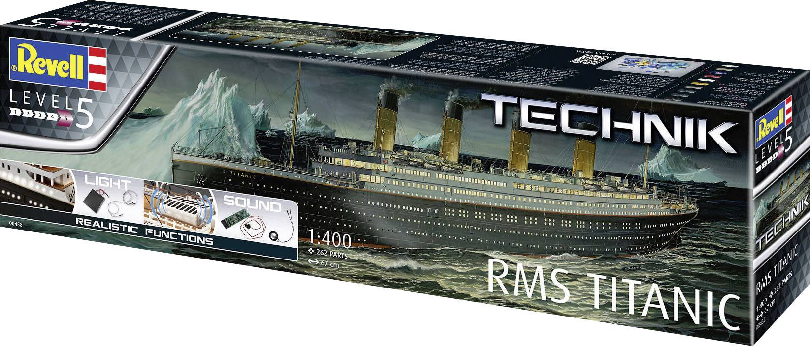 Revell 00458 RV 1:400 RMS Titanic - Technik model plovila, komplet za ...