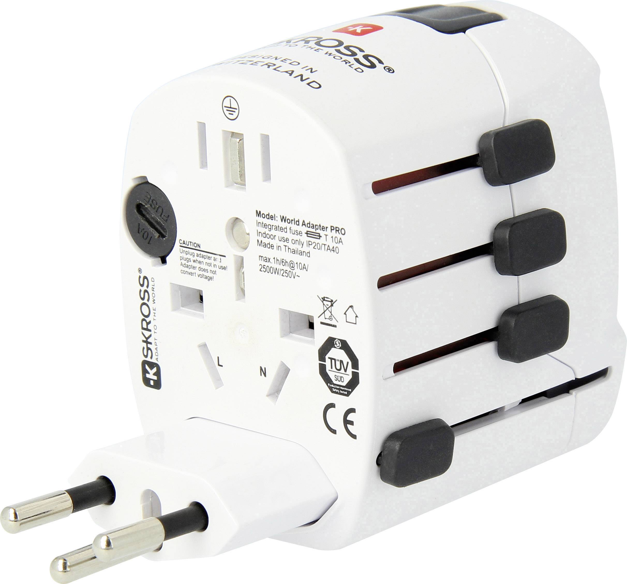 Skross 1103175 potovalni adapter PRO World - MegaShop spletna trgovina ...