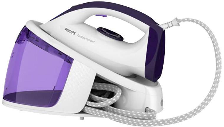 Philips FastCare Compact GC6704/30 parna likalna postaja 2400 W bela ...