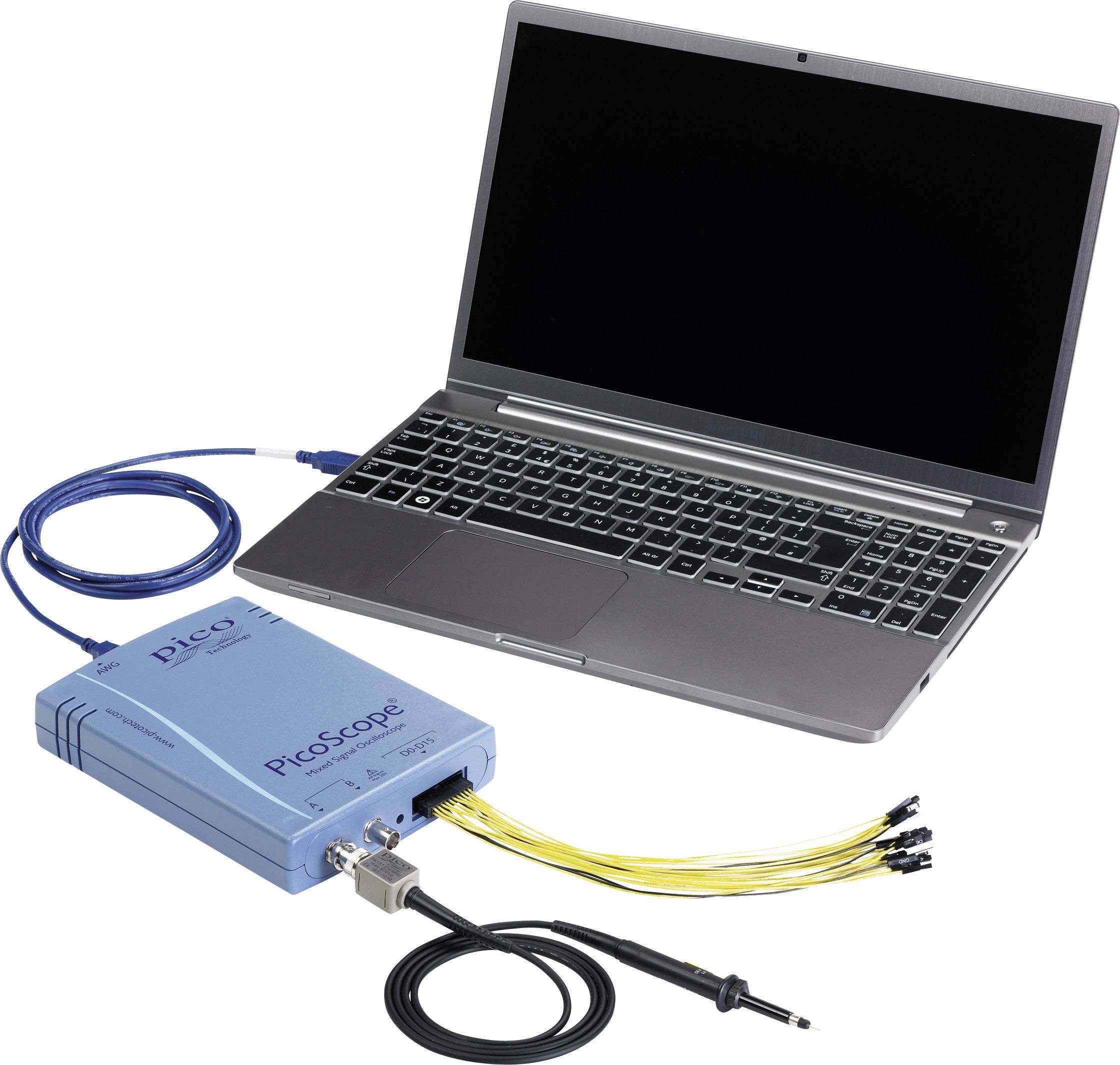 Kal.-ISO pico 2-kanalni USB-osciloskop PicoScope® 3206 MSO, pasovna ...