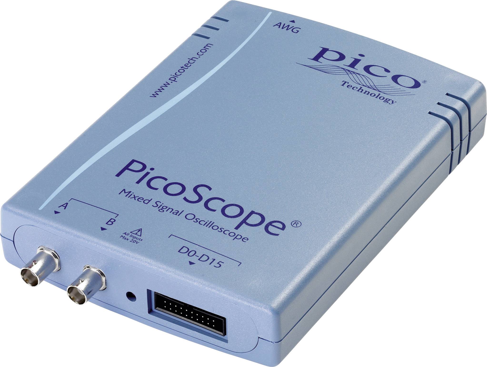 Kal.-ISO pico 2-kanalni USB-osciloskop PicoScope® 3206 MSO, pasovna ...