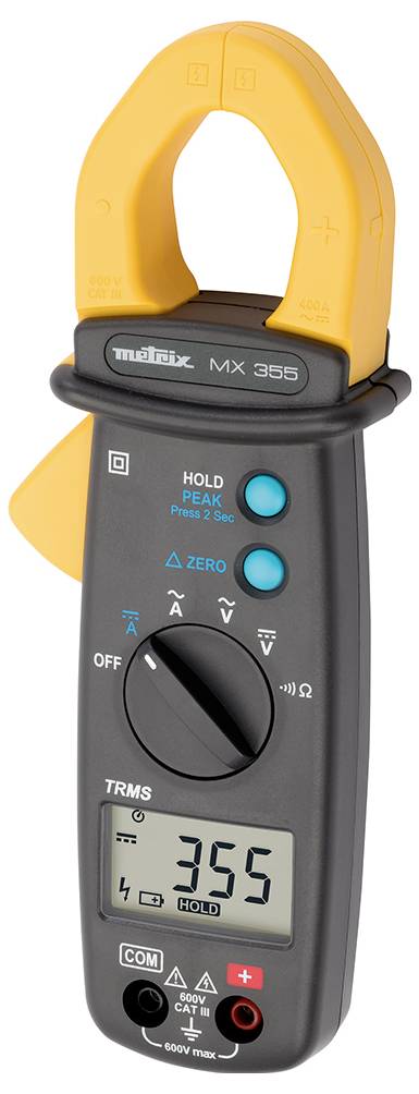 Metrix MX0355Z Strömtång digital CAT III 600 V Display (Beräkningar ...