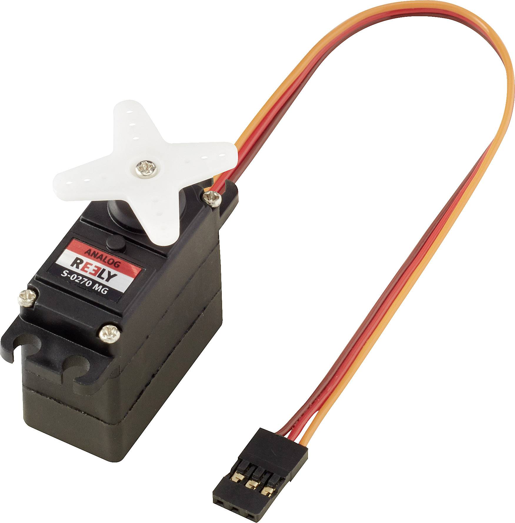 Reely Mikro-Servo S-0270 MG Analog-servo Transmissionsmaterial: Metall ... Reely Mikro-Servo S-0270 MG Analog-servo Transmissionsmaterial: Metall ...