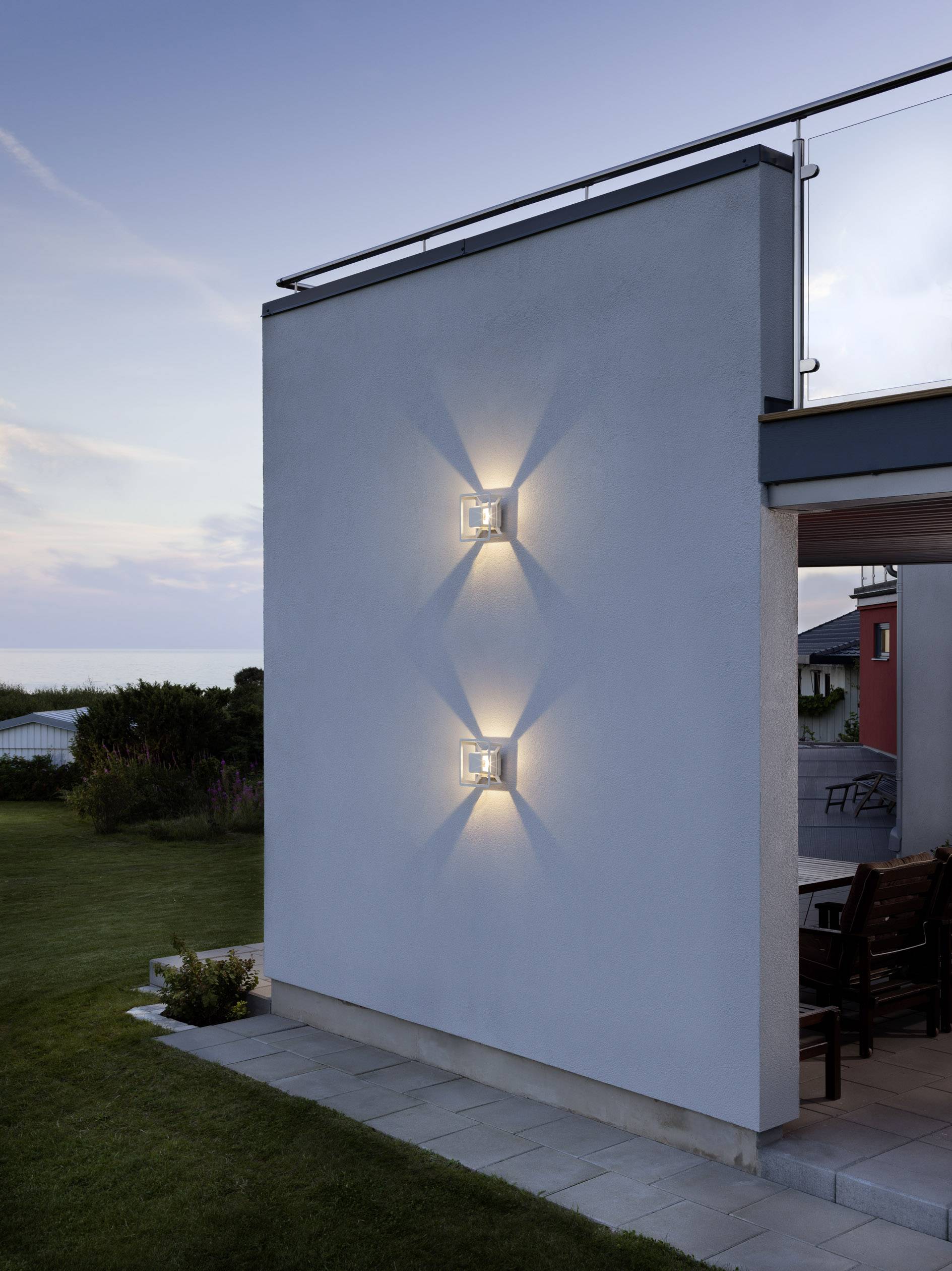 Konstsmide Pescara 7989-250 LED-utomhusväggbelysning LED LED fast ...