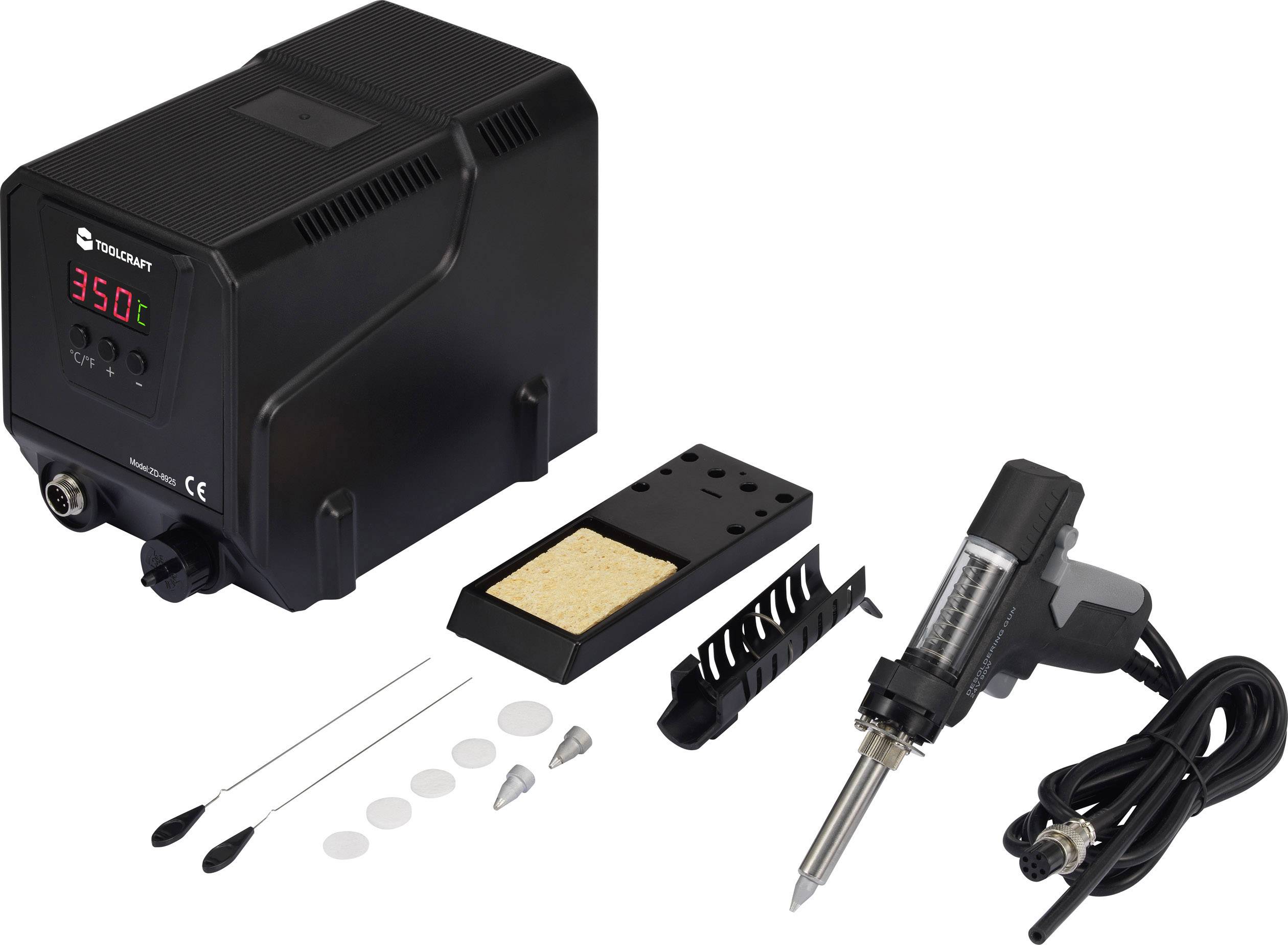 TOOLCRAFT ZD-8925 Avlödningsstation digital 90 W 160 - 480 °C inkl ...