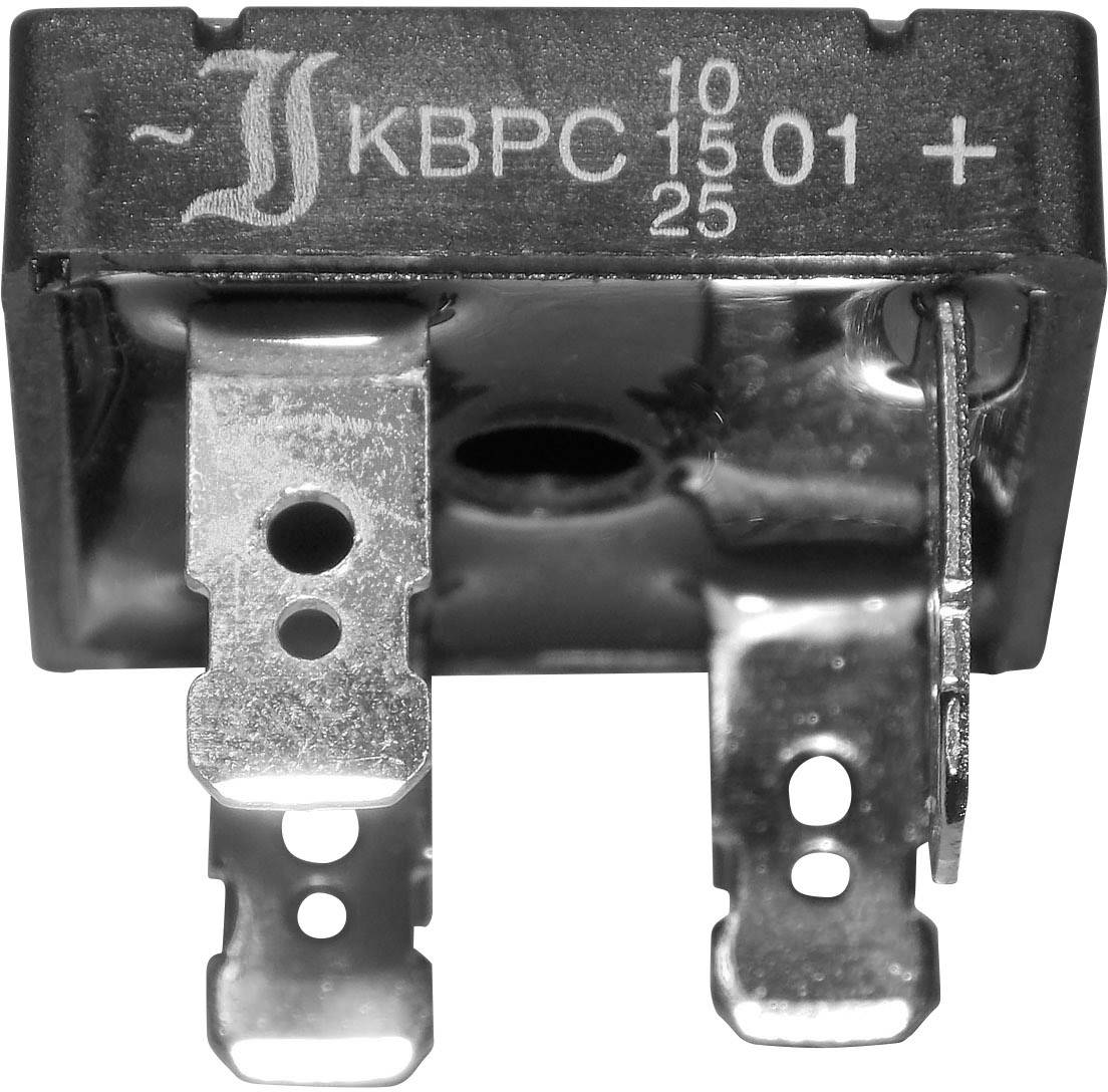 Diotec KBPC10/15/2501FP Brygglikriktare KBPC 100 V 25 A Enfasig ...