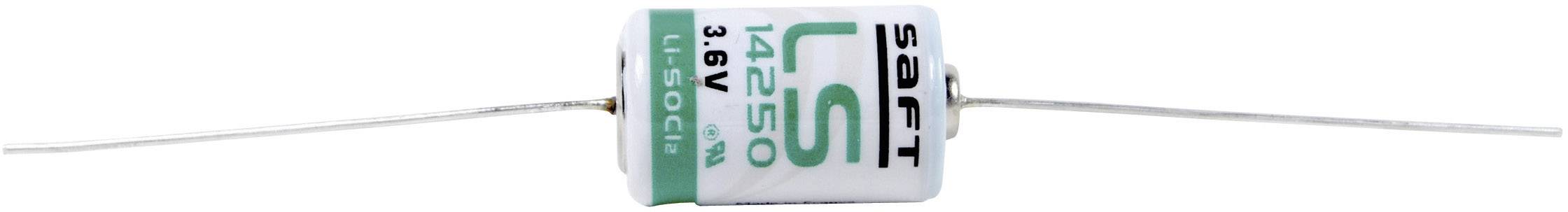 Saft LS 14250 CNA Specialbatteri 1/2 AA Axial-lödstift Litium 3.6 V ...