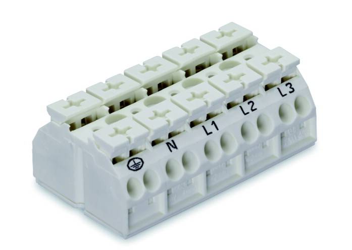WAGO 862-1605 Terminalklämma Fjäderklämma Vit 200 st | Conrad Electronic