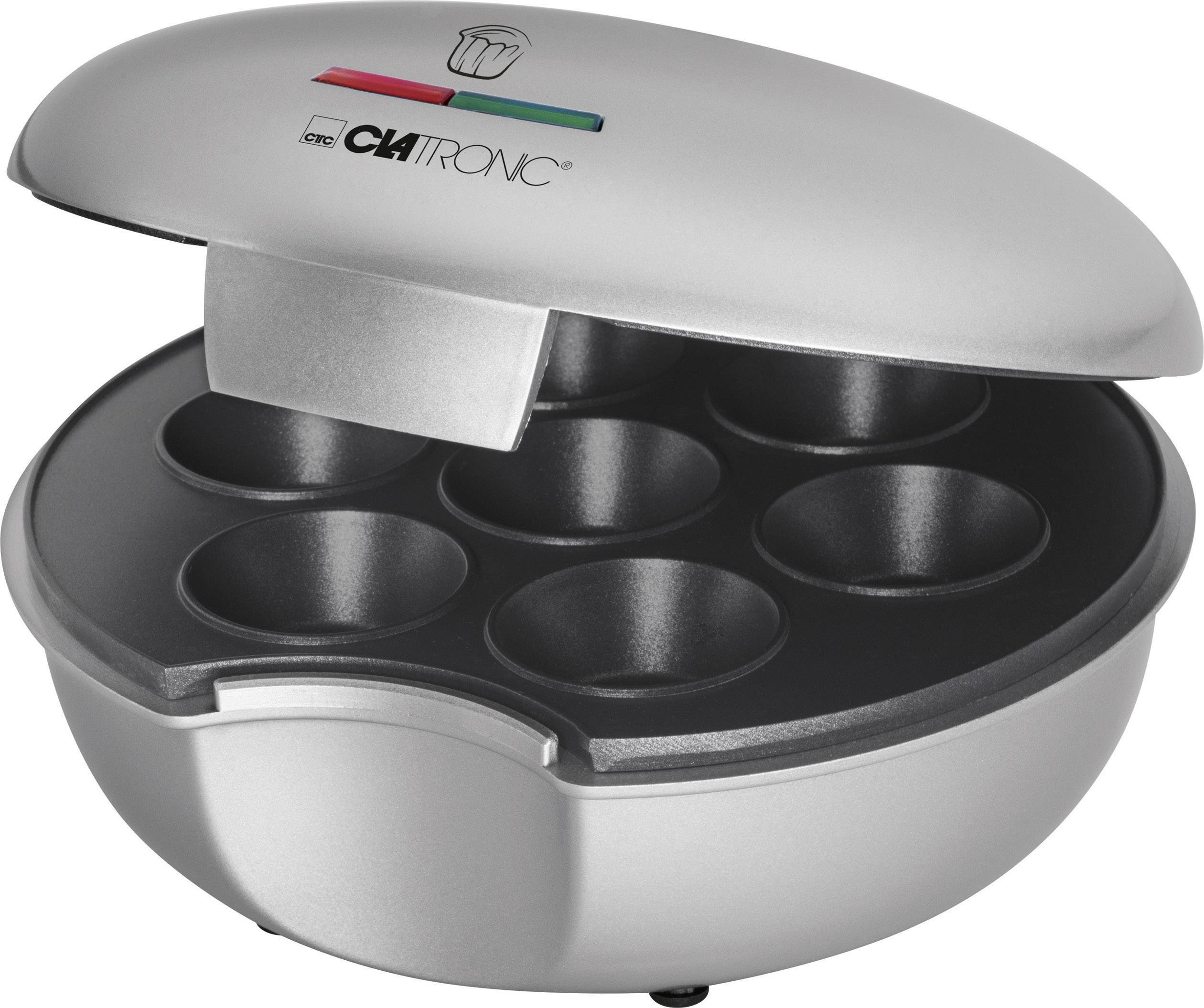 Muffin Maker Clatronic MM3496 Silver, Svart | Conrad.se