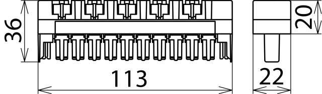 DEHN 907401 DRL 10 B 180 FSD Överspänningsskydd-avledare ...