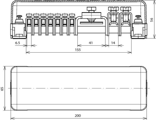 DEHN 563040 PAS AH RK 7X25 2X8.10 1XFL40 Skruvklämmor-block 1 st ...
