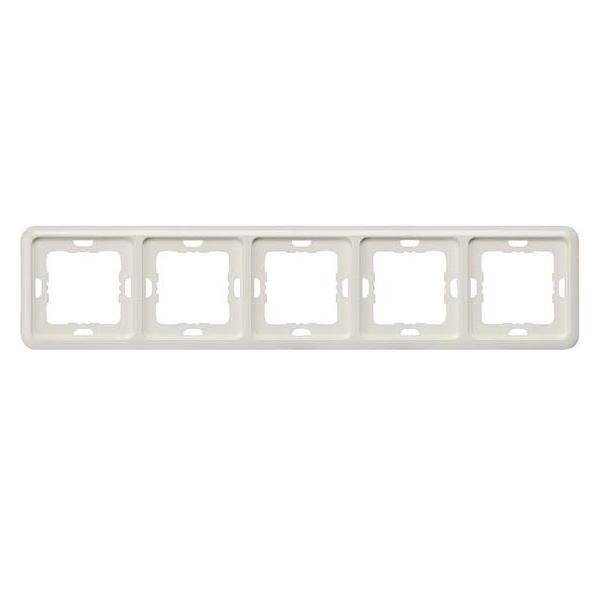 Siemens Inomhus strömställare 5x Täckram Delta Vit 5TG1815 1 st ...