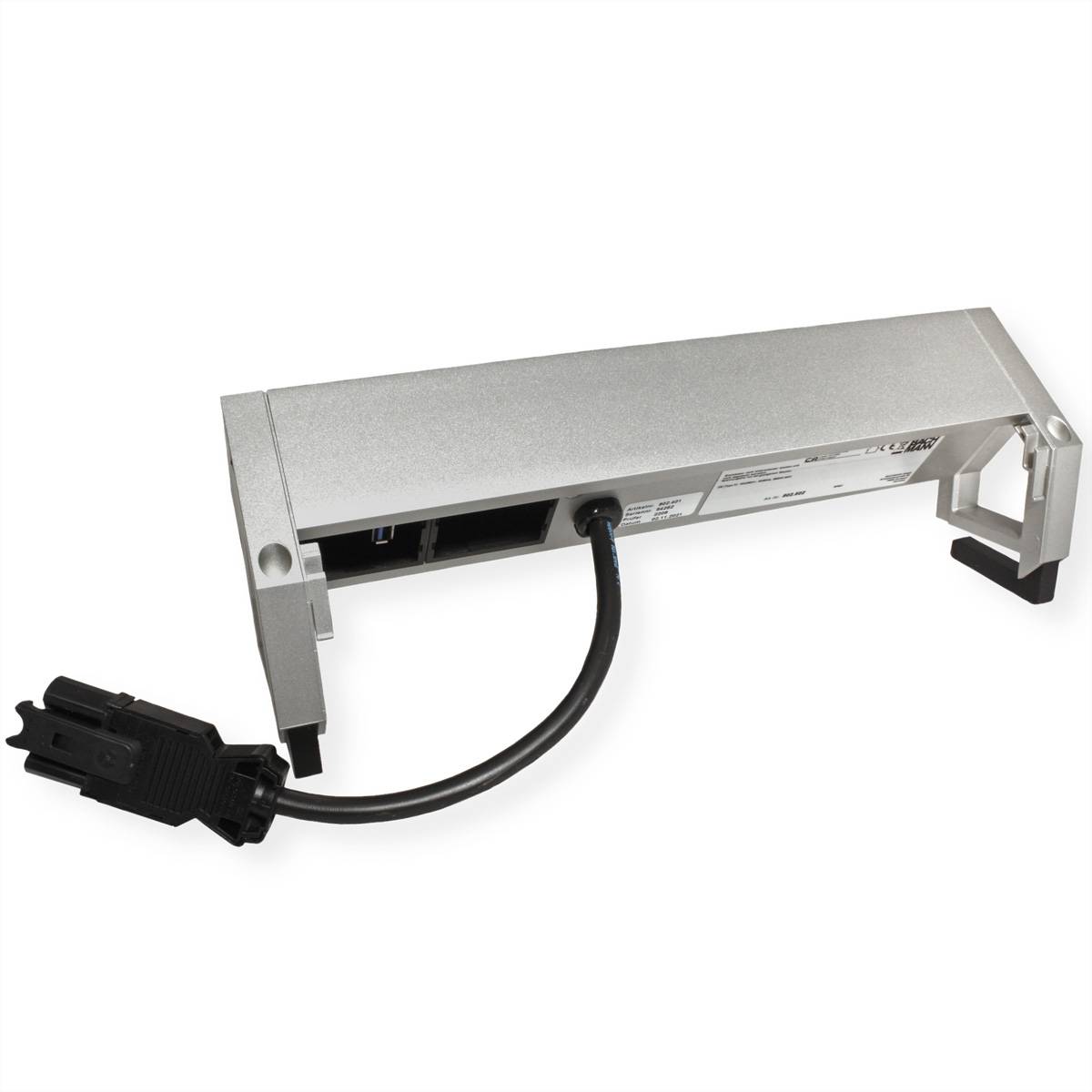 Bachmann 902.502 Grenuttag 3x Svart, Aluminium Wieland anslutning 1 st ...