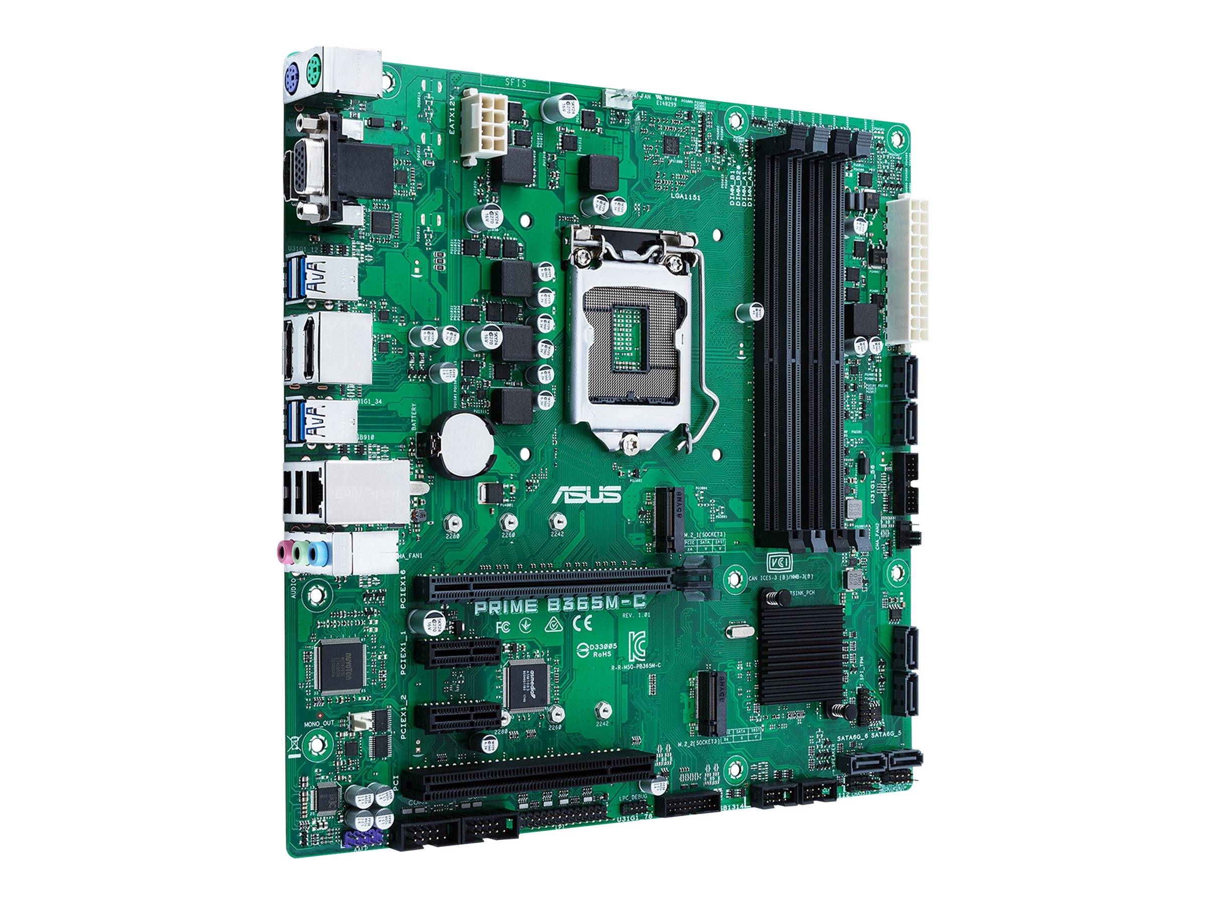 Asustek Computer ASUS Moderkort Sockel Intel® 1151 Formfaktor Micro-ATX ...