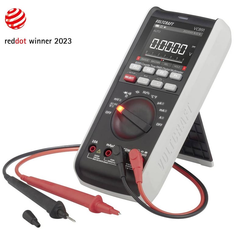 Le multimètre portable VOLTCRAFT VC 891 remporte le célèbre Red Dot ...